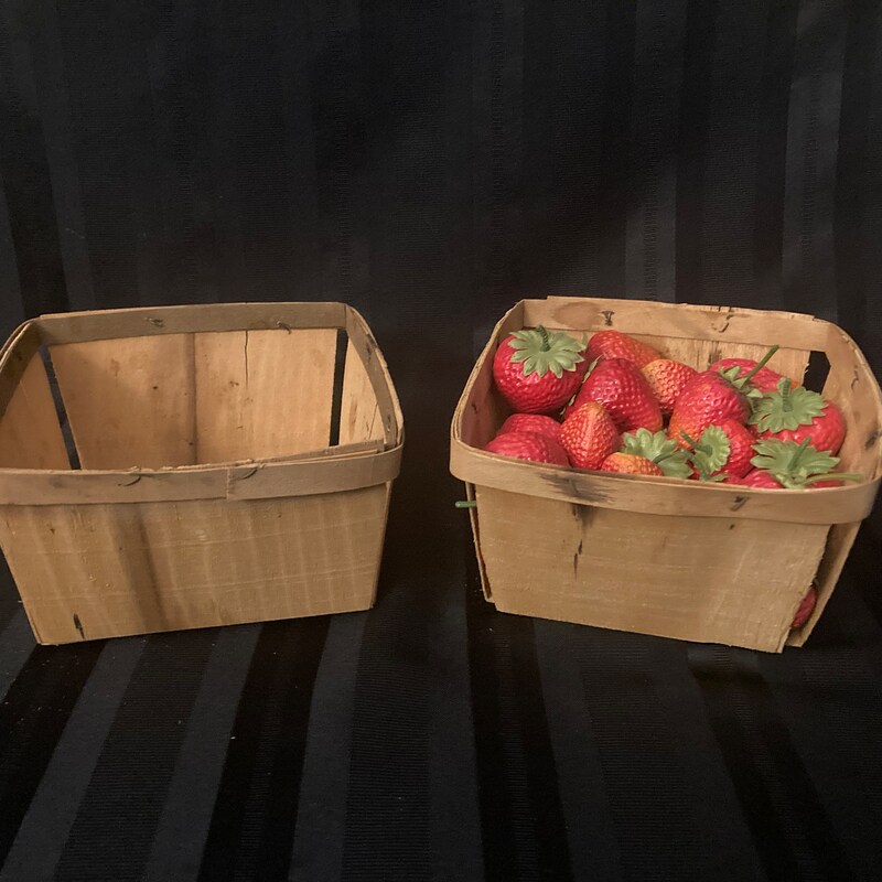 Wood Berry Baskets - Etsy