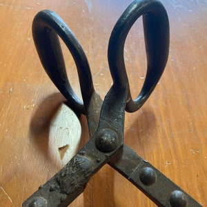 Antique Ice Block Tongs, Wrought Iron Large Ice Tongs - Etsy