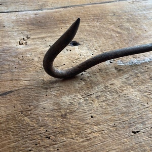 Vintage Hay/ice Hook W/ Wood Handle - Etsy
