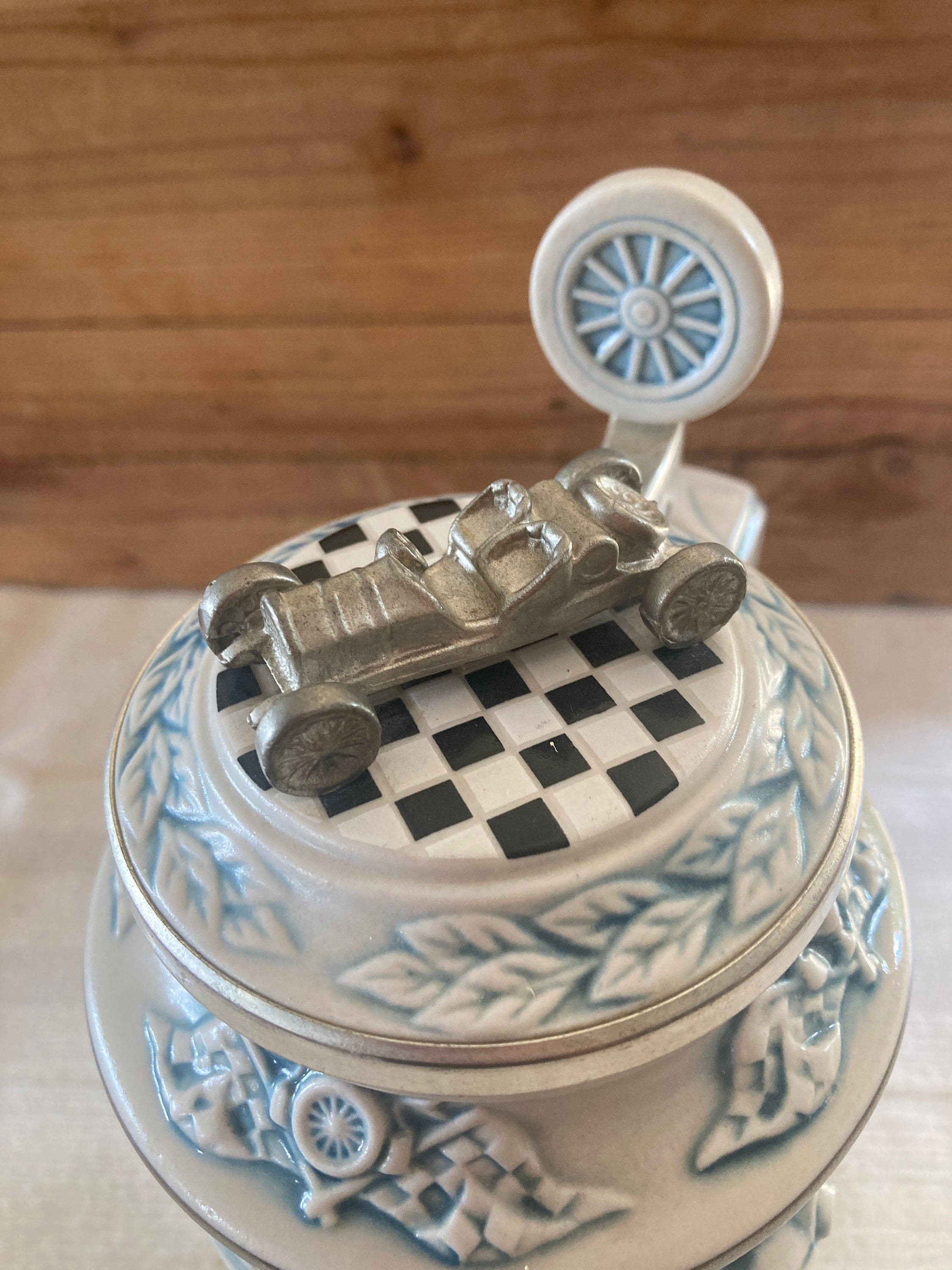 Avon Racing Car Stein 1989 Brazil - Etsy