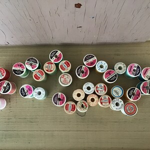 Vintage Styrofoam and Plastic Thread Spools - Etsy