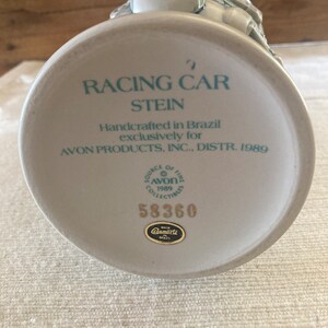 Avon Racing Car Stein 1989 Brazil - Etsy