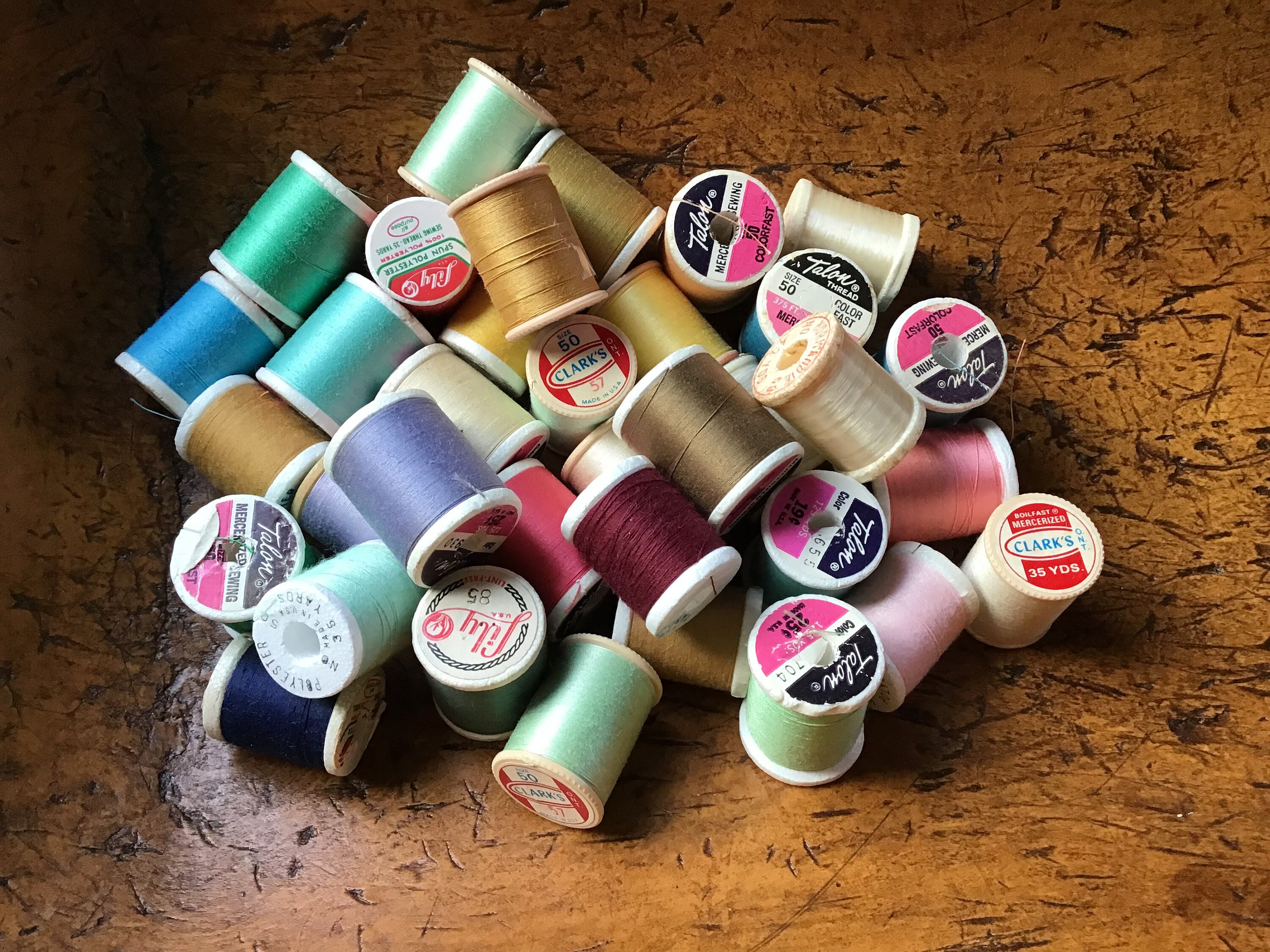 Vintage Styrofoam and Plastic Thread Spools - Etsy
