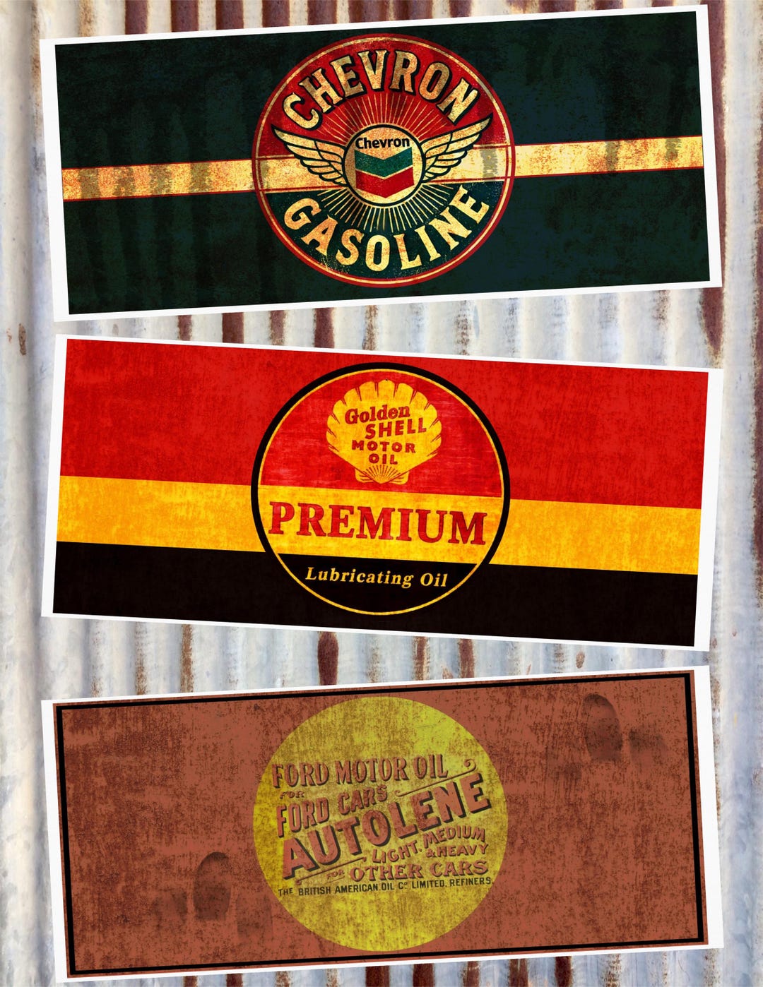 12 Motor Oil/gasoline Printable Labels *instant Digital Download JPG ...
