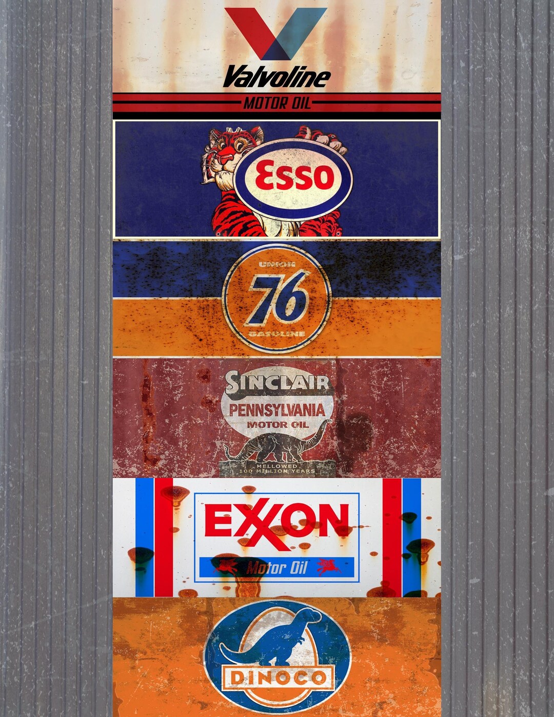 Vintage Motor Oil Brand Labels, Printable Graphics (digital Download ...