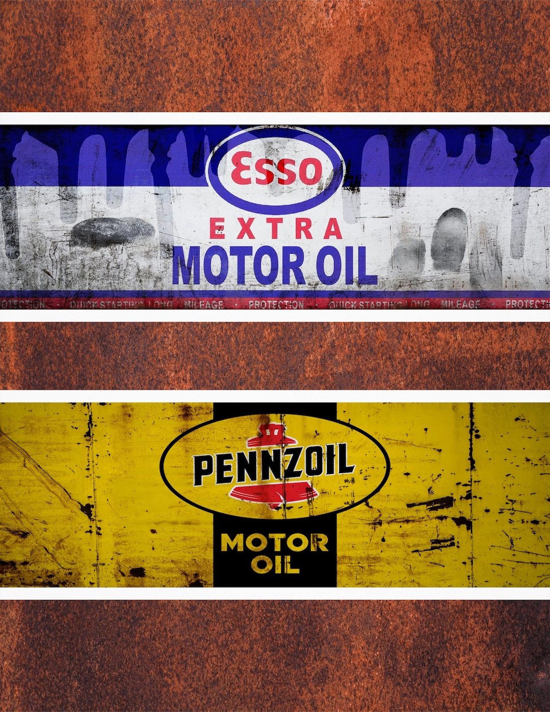 Vintage Style Motor Oil Printable JPG Labels - Etsy