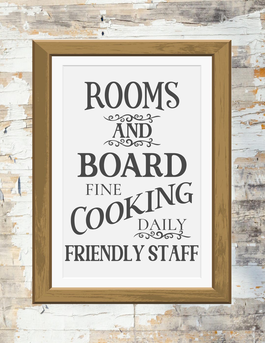 Rooms and Board Printable Graphic *instant Digital Download SVG, JPEG ...