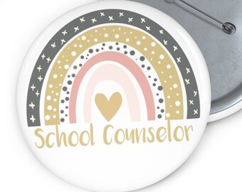 SCHOOL COUNSELOR 3 Domains Counselor Button Counselor SWAG School ...