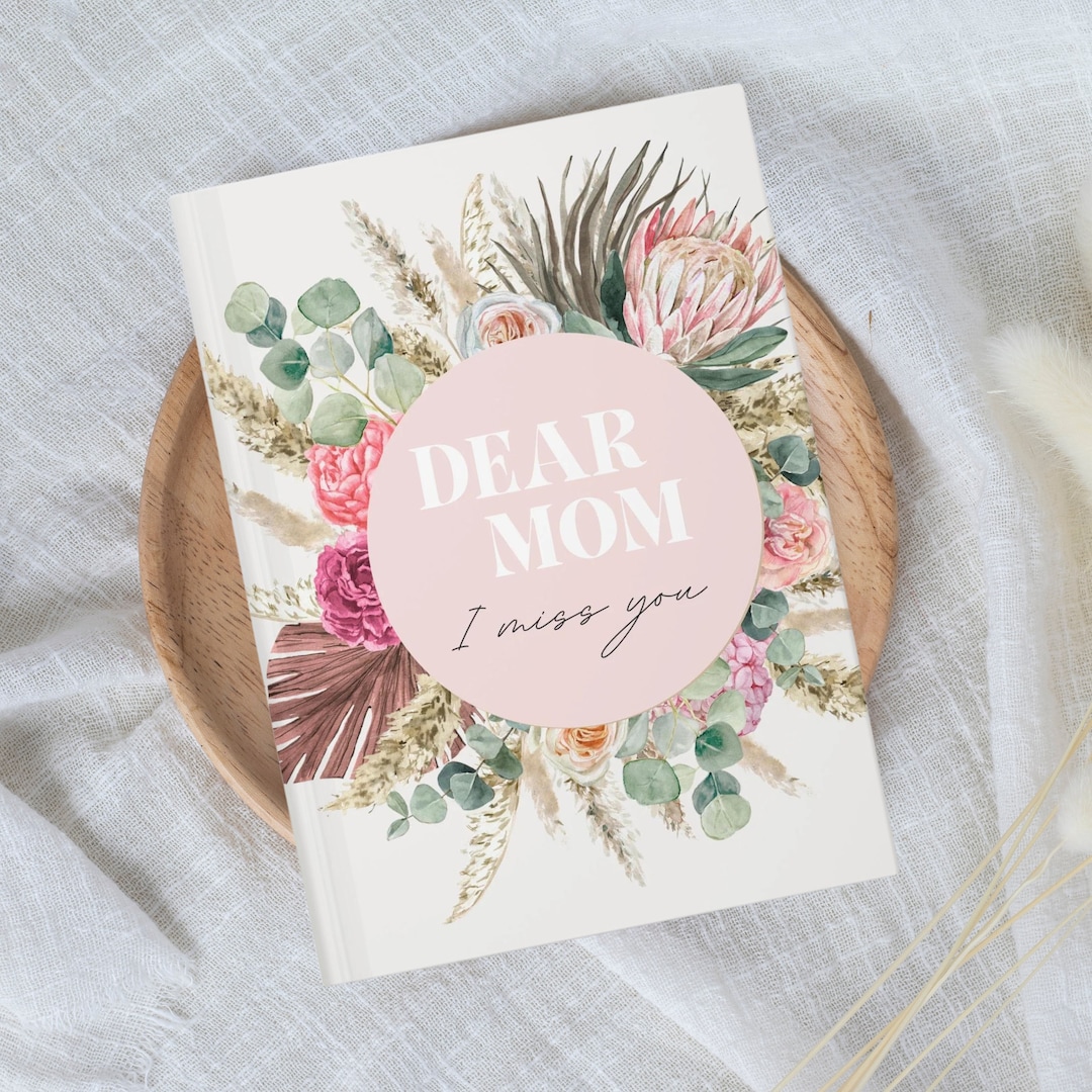 Letters to My Mom Memorial Journal, Loss of Mom Journal, Mother ...