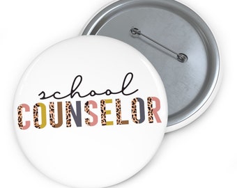 SCHOOL COUNSELOR 3 Domains Counselor Button Counselor SWAG School ...