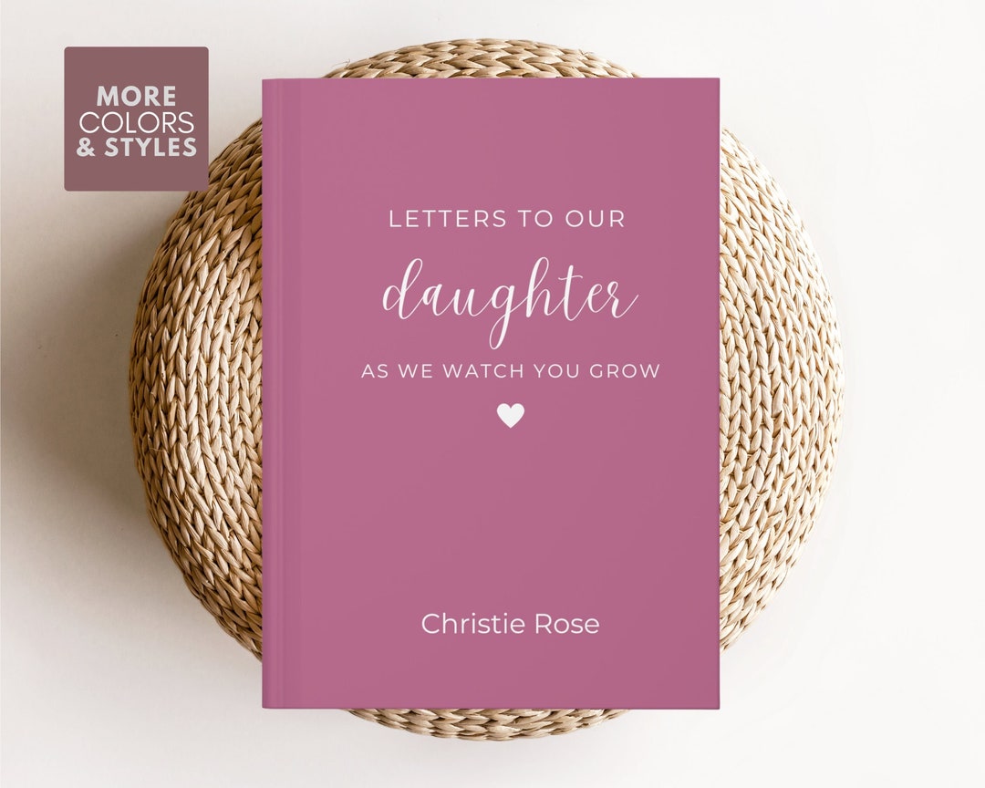 Letters to Our Daughter Notebook Journal Gift, Watch You Grow ...