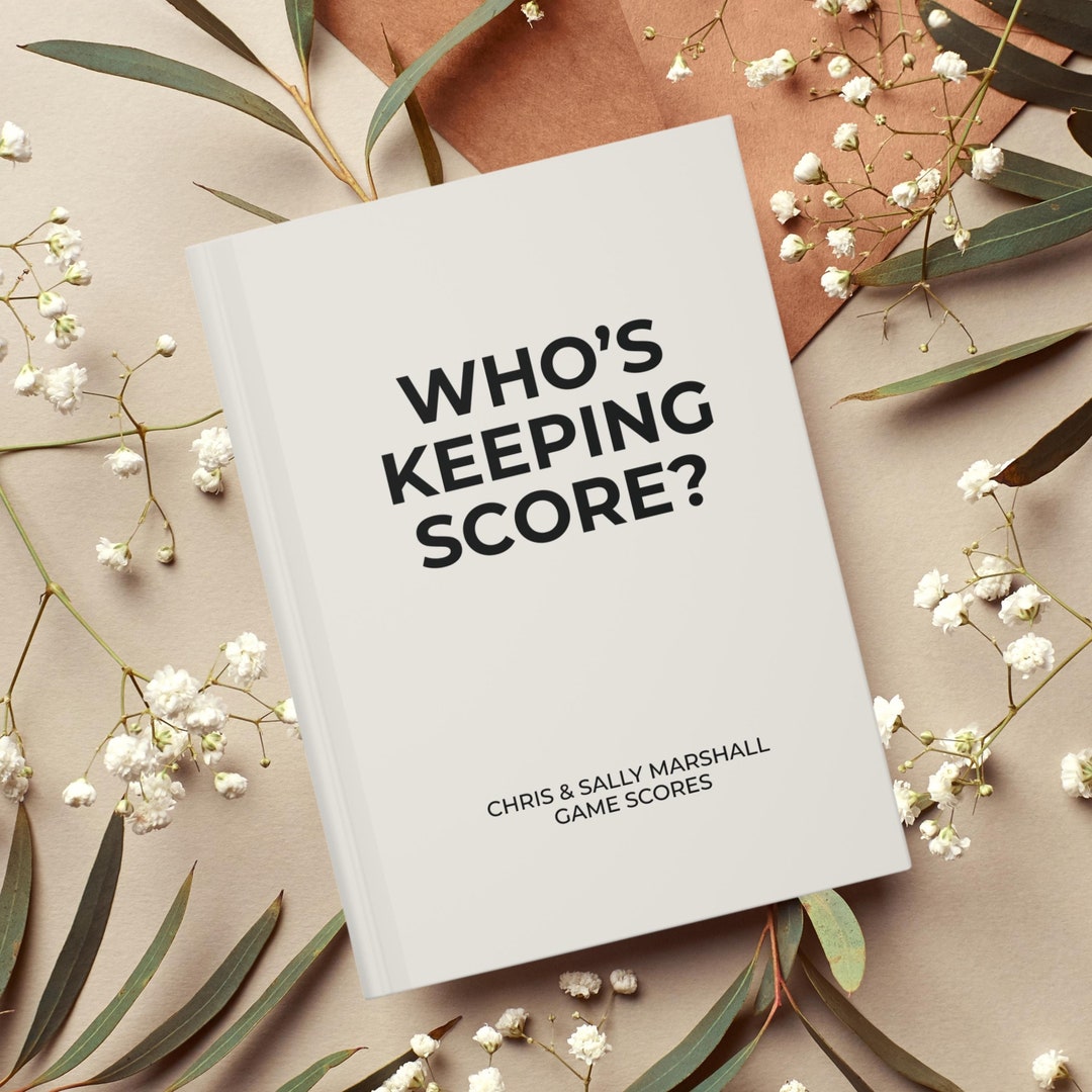Personalized Games Night Score Book, Couples Board Game Scores, Custom ...