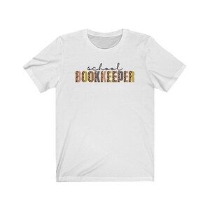 School Bookkeeper Shirt, School Bookkeeper Gift, School Staff Shirts ...