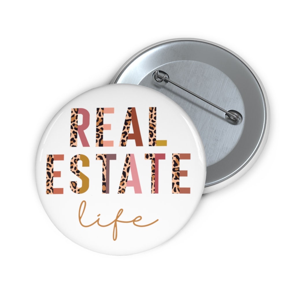 Custom Real Estate Pin Real Estate Badge Real Estate Pin - Etsy