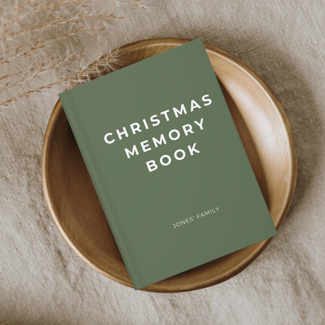 Personalized Christmas Memory Book, First Christmas Together, Christmas ...
