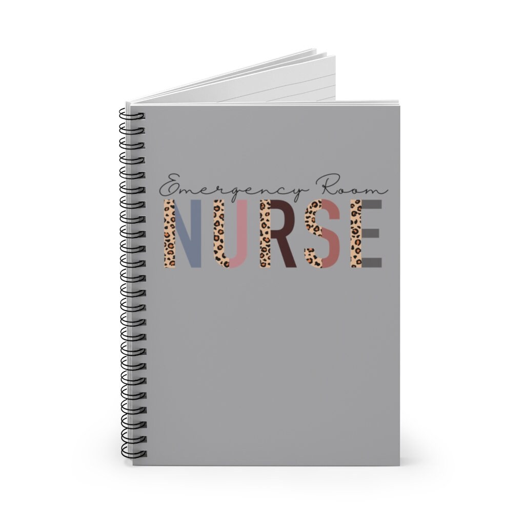 Emergency Room Nurse Notebook Nursing Notebook Nurse - Etsy