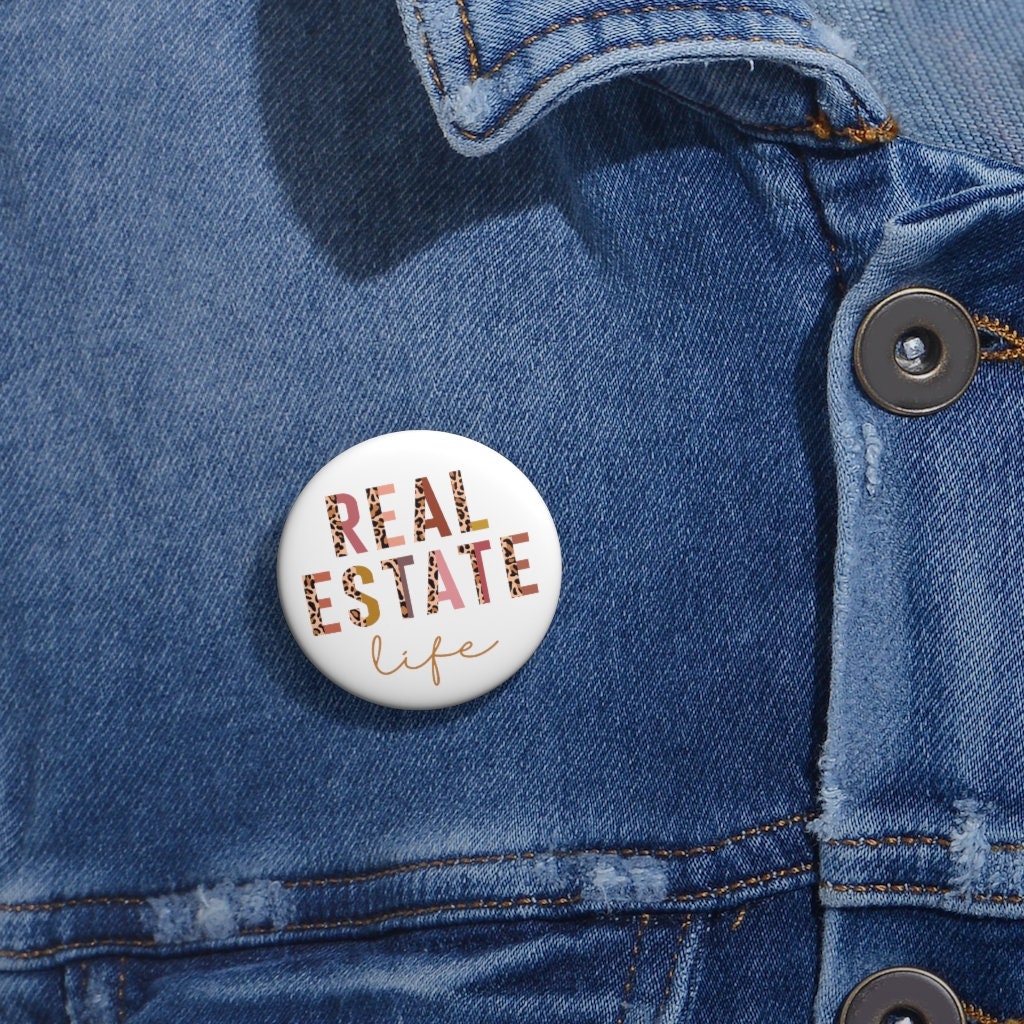 Custom Real Estate Pin Real Estate Badge Real Estate Pin - Etsy