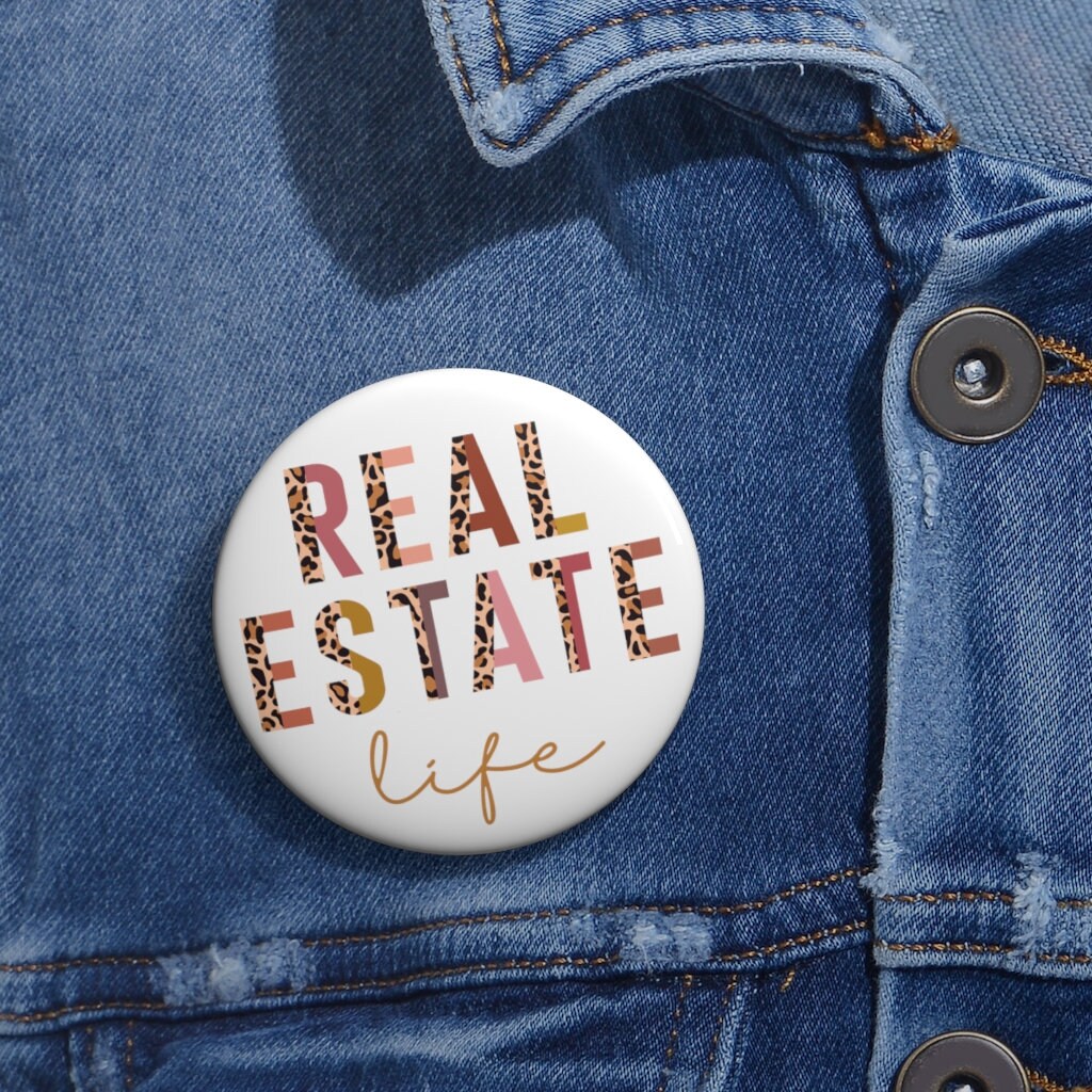 Custom Real Estate Pin Real Estate Badge Real Estate Pin - Etsy