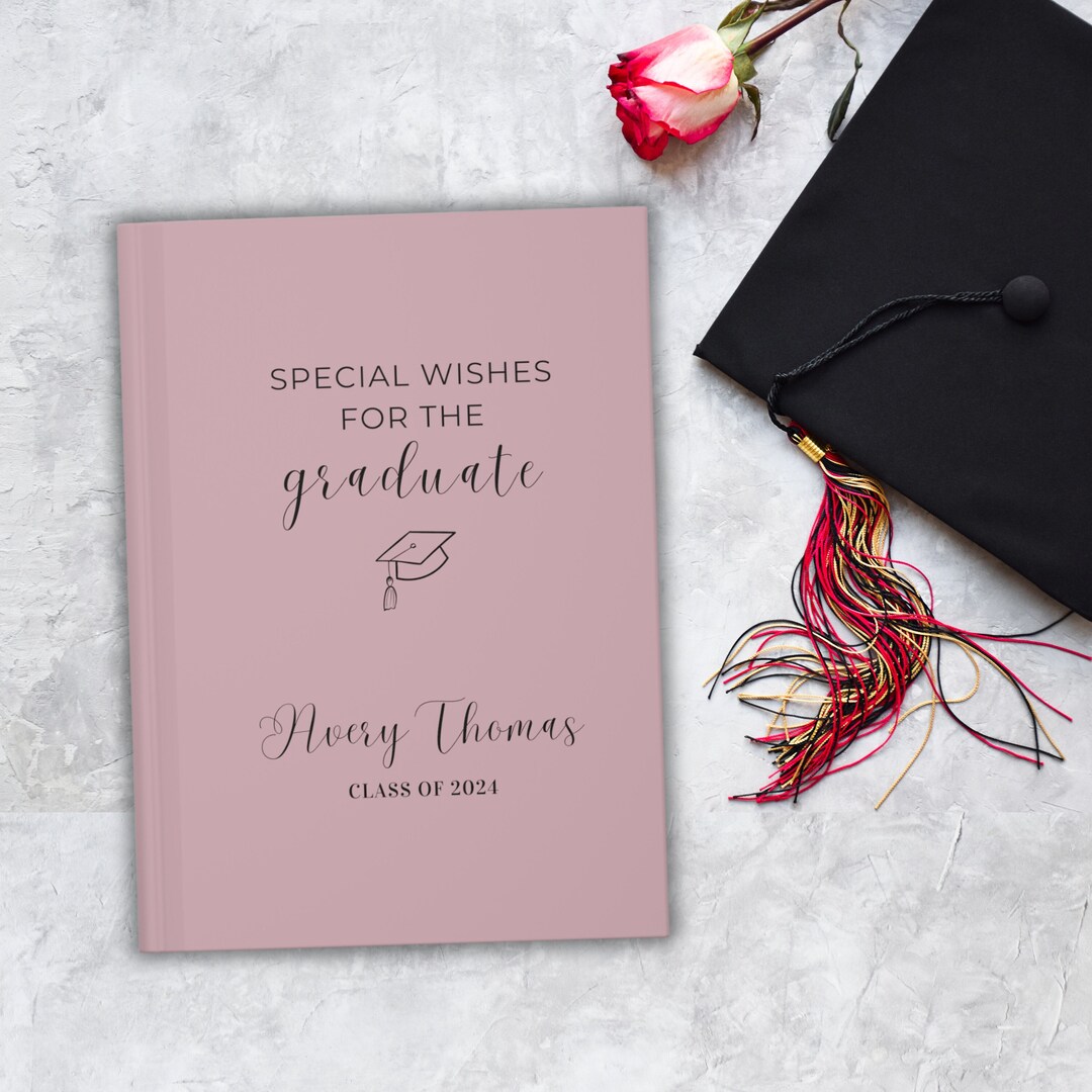 2025 Graduation Party Guest Book | College High School Graduation Gift ...