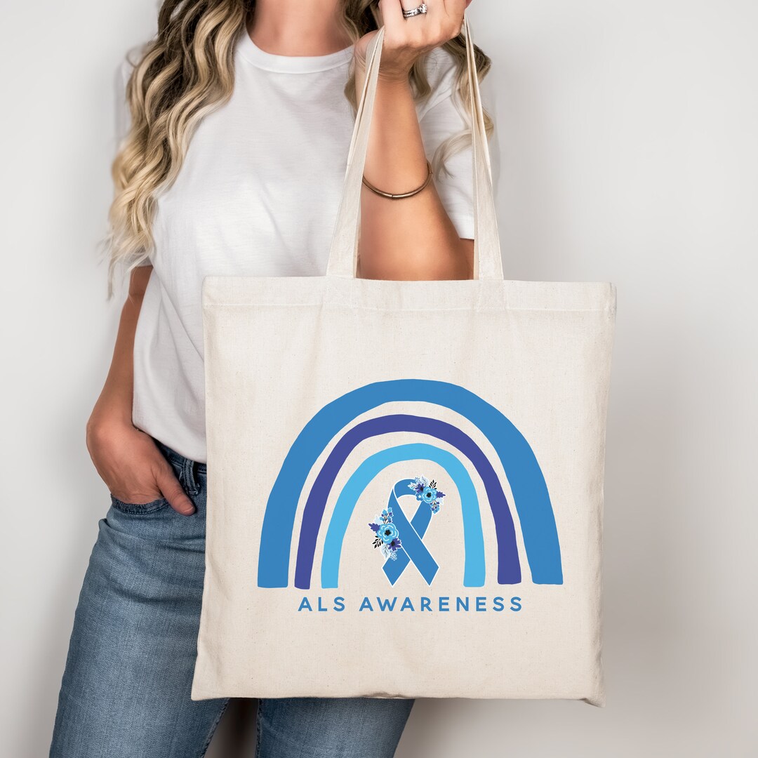 ALS Tote Bag, Als Warrior, Als Mnd Awareness Month, Als Support Team ...