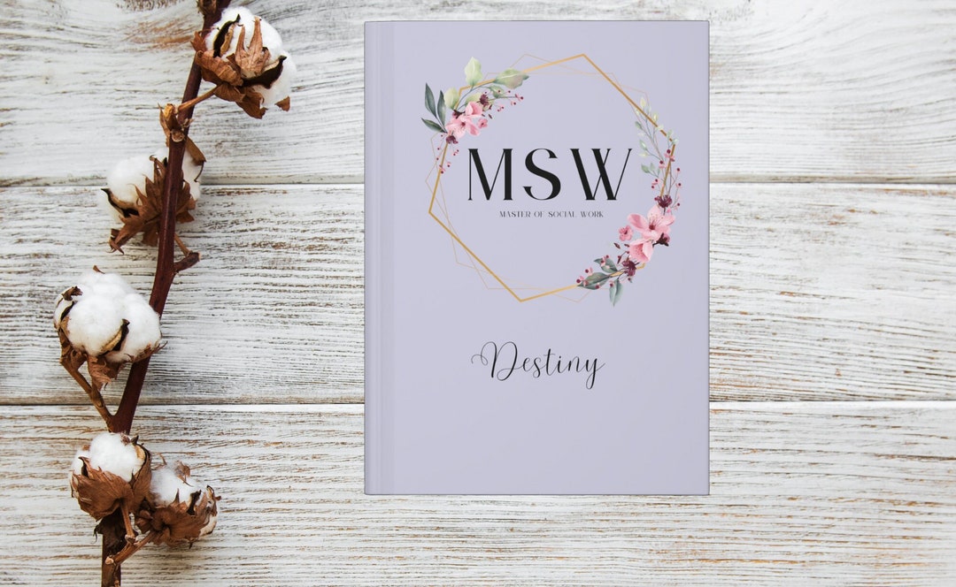 MSW Gift, Master of Social Work Graduation Gift, Personalized Social ...