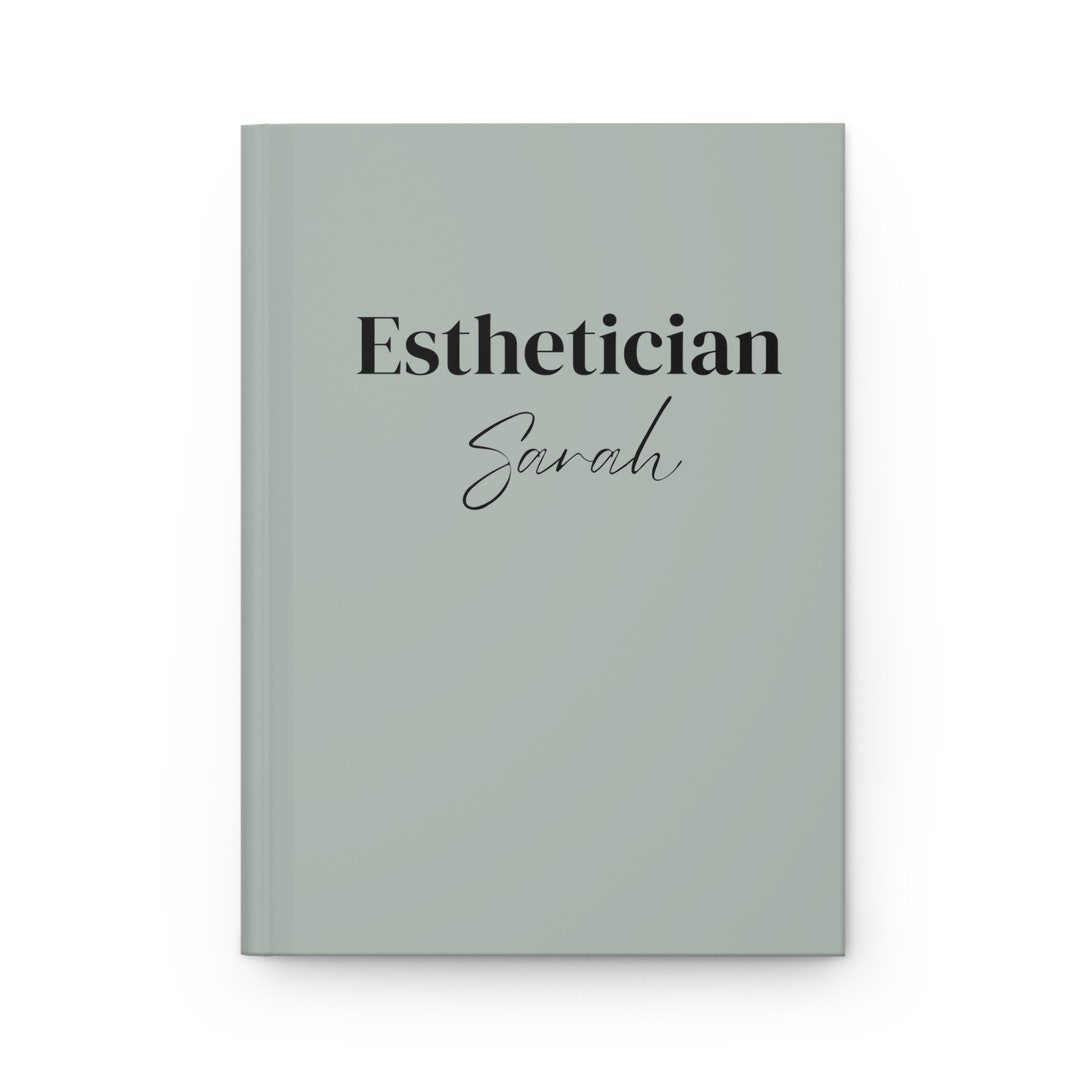 Esthetician Gift, Personalized Esthetician Notebook, Skin Care Notebook ...