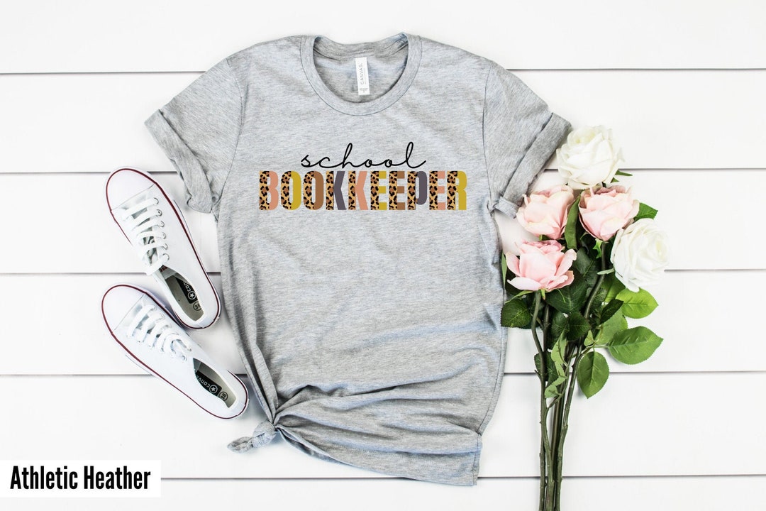 School Bookkeeper Shirt, School Bookkeeper Gift, School Staff Shirts ...