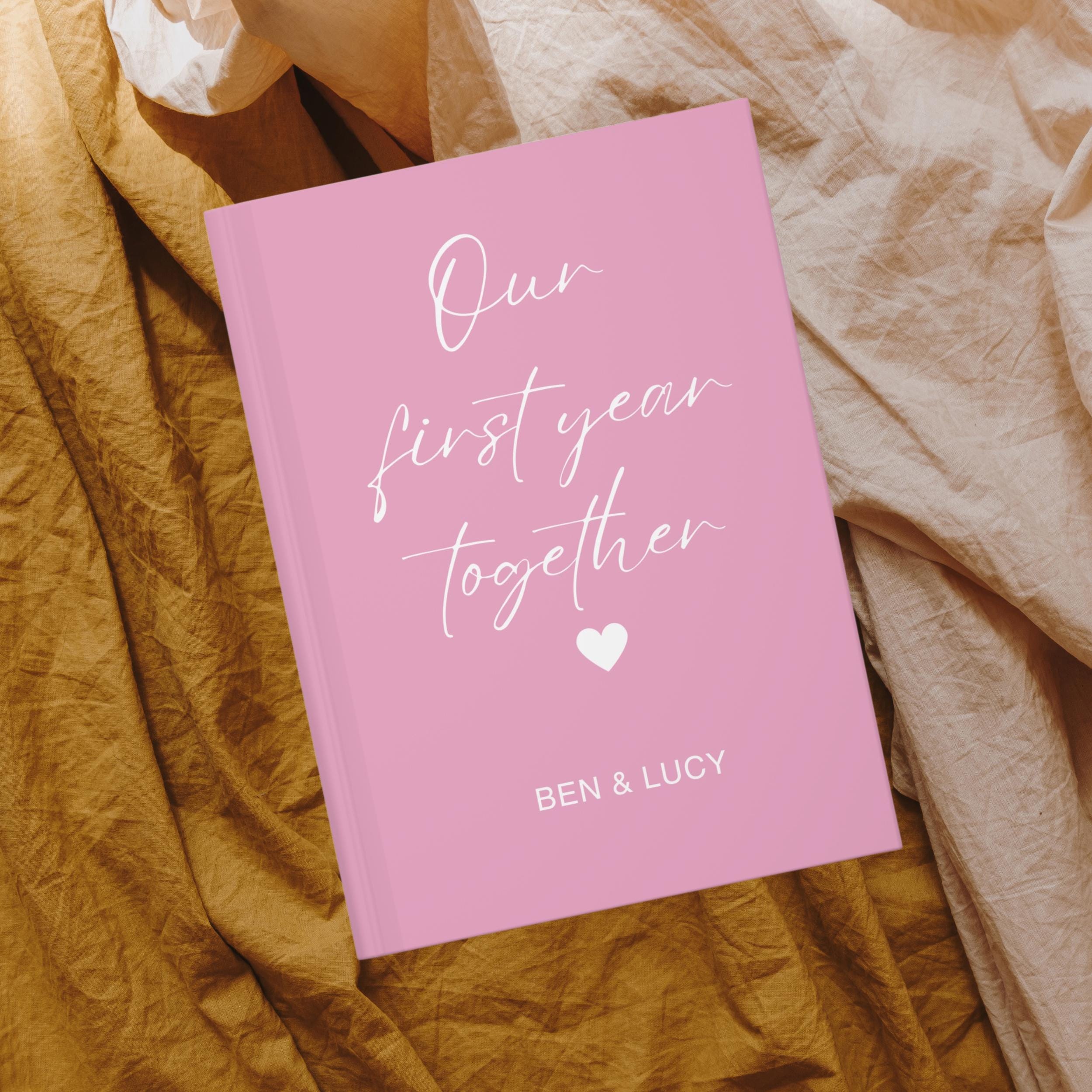 Our First Year Together Gift, Personalized Couple Gift, Custom Name ...
