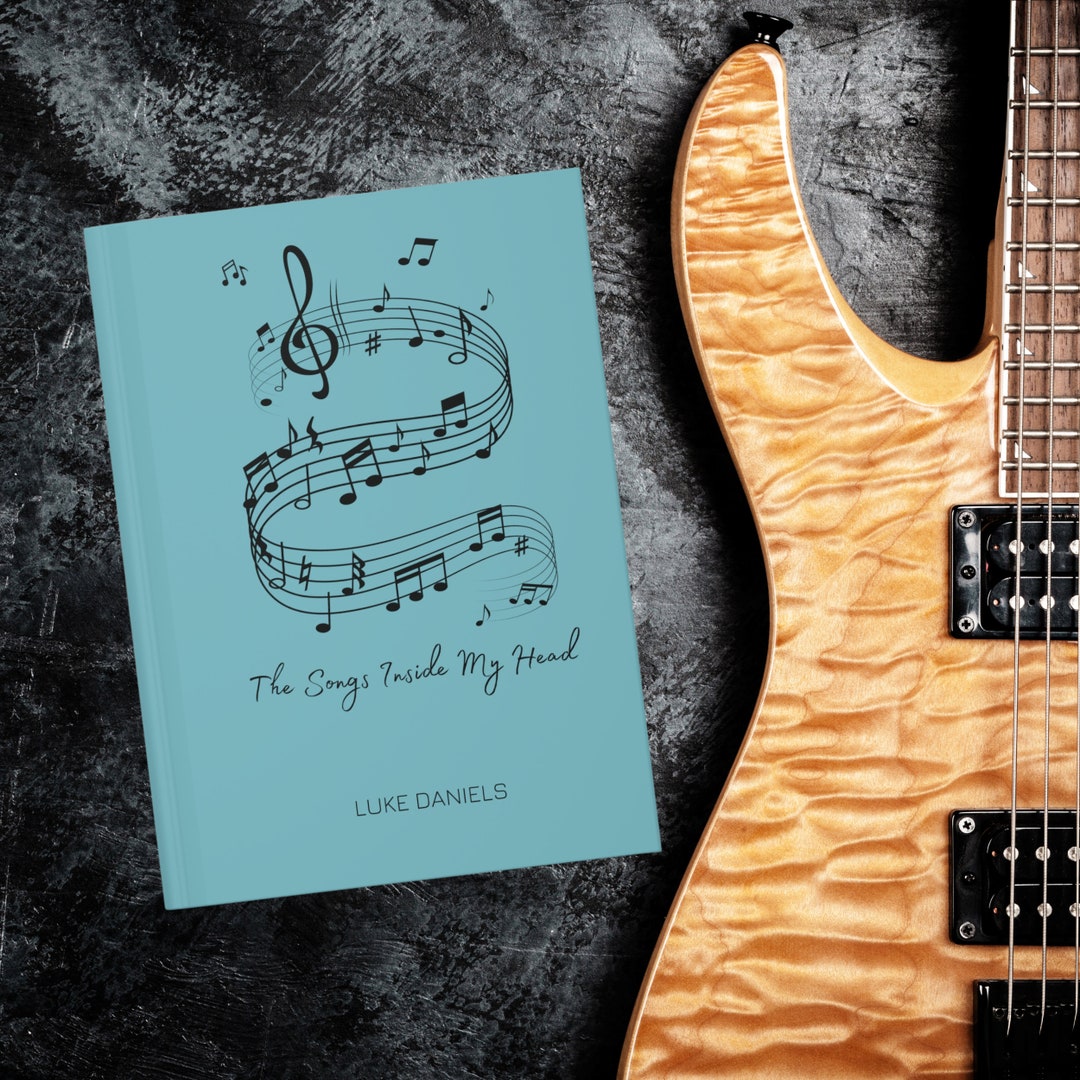 Personalized Songwriting Notebook, Lyrics Notebook, Custom Song Book ...