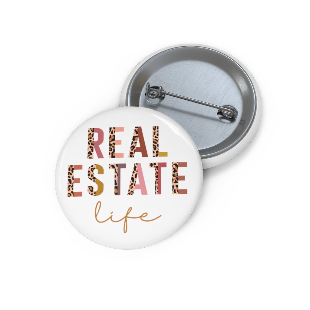 Custom Real Estate Pin Real Estate Badge Real Estate Pin - Etsy
