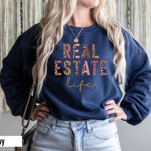 Custom Real Estate Sweatshirt, Real Estate Agent Team Real Estate ...