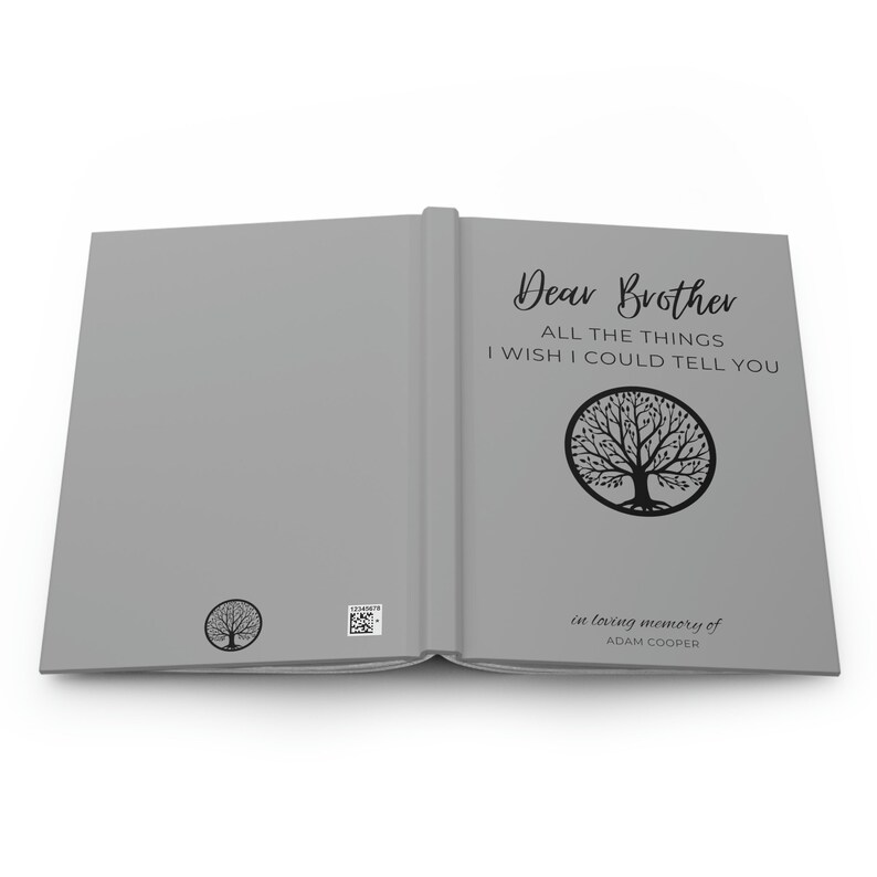Loss of Brother Memorial Gift, Letters to My Brother Journal, Brother ...