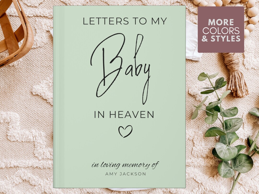 Letters to My Baby in Heaven Infant Loss Gift, Stillborn, Miscarriage ...