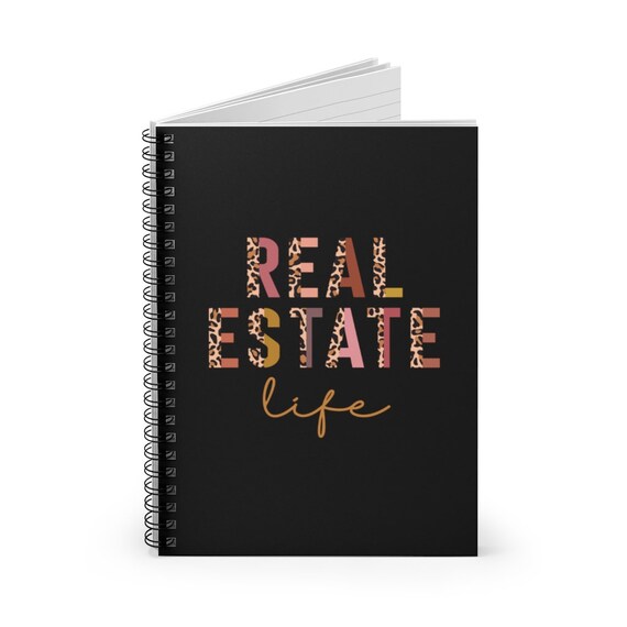 Real Estate Gift Real Estate Life Notebook Real Estate Agent | Etsy