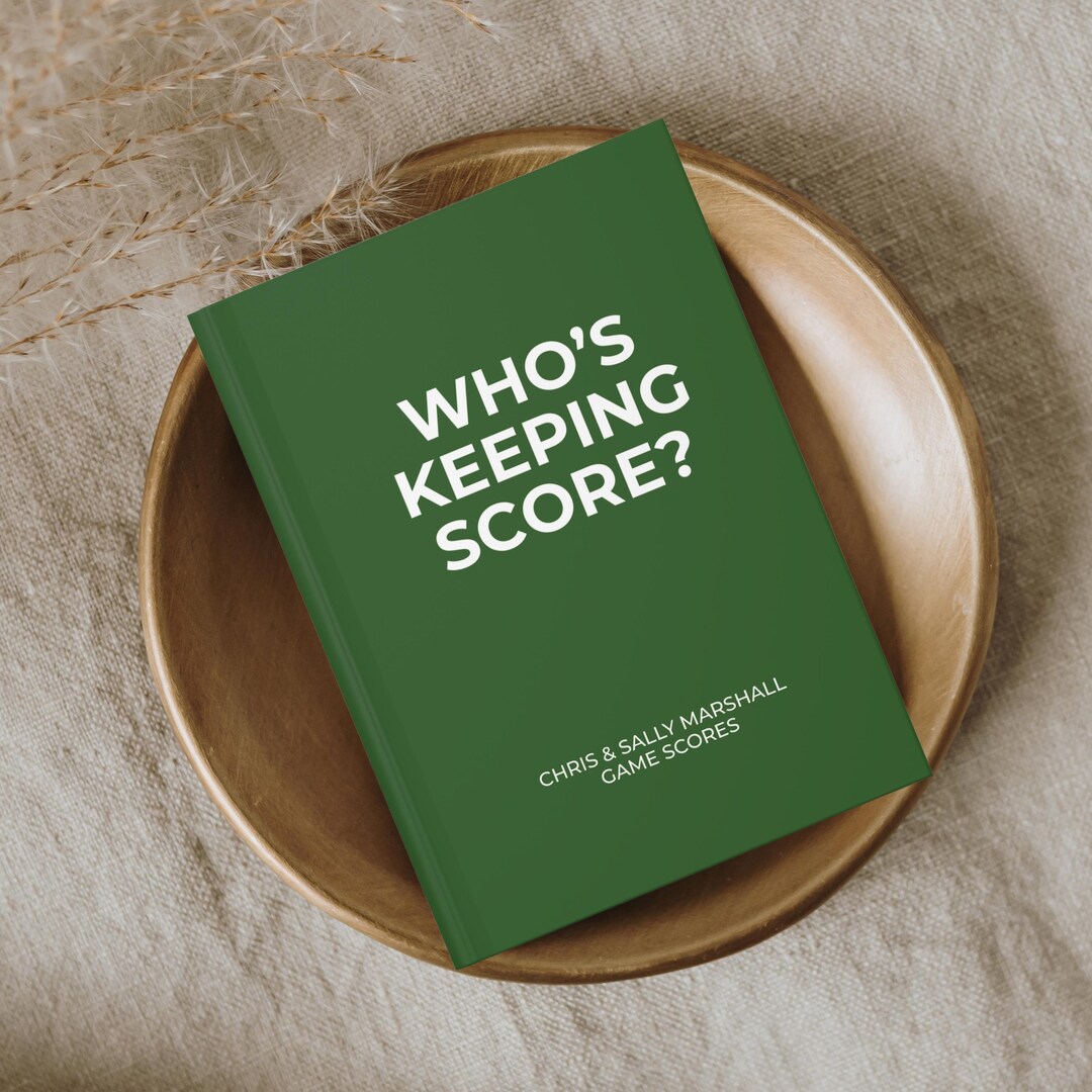 Personalized Games Night Score Book, Couples Board Game Scores, Custom ...