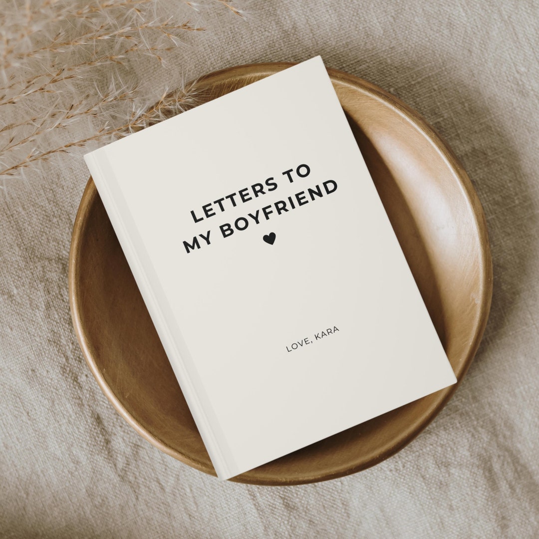Letters to My Boyfriend Custom Notebook, Dear Boyfriend Present Dating ...