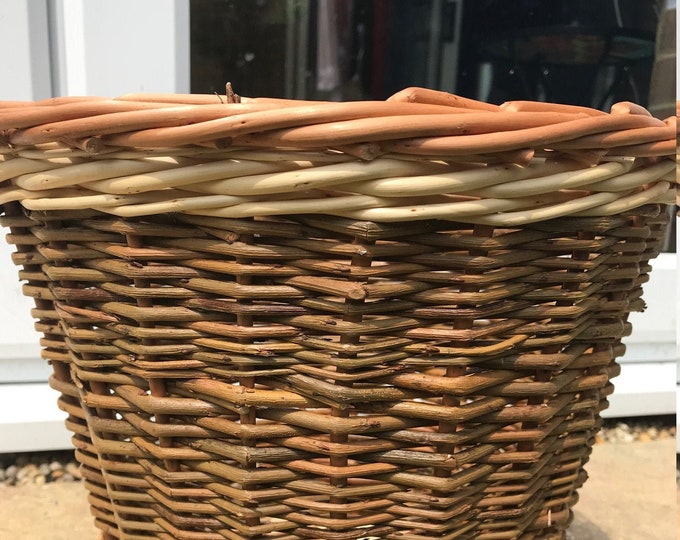 Handmade English Willow Baskets by Countryworldbaskets on Etsy