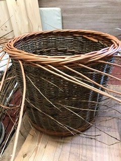 Extra Large Straight Sided Log Basket - Etsy UK