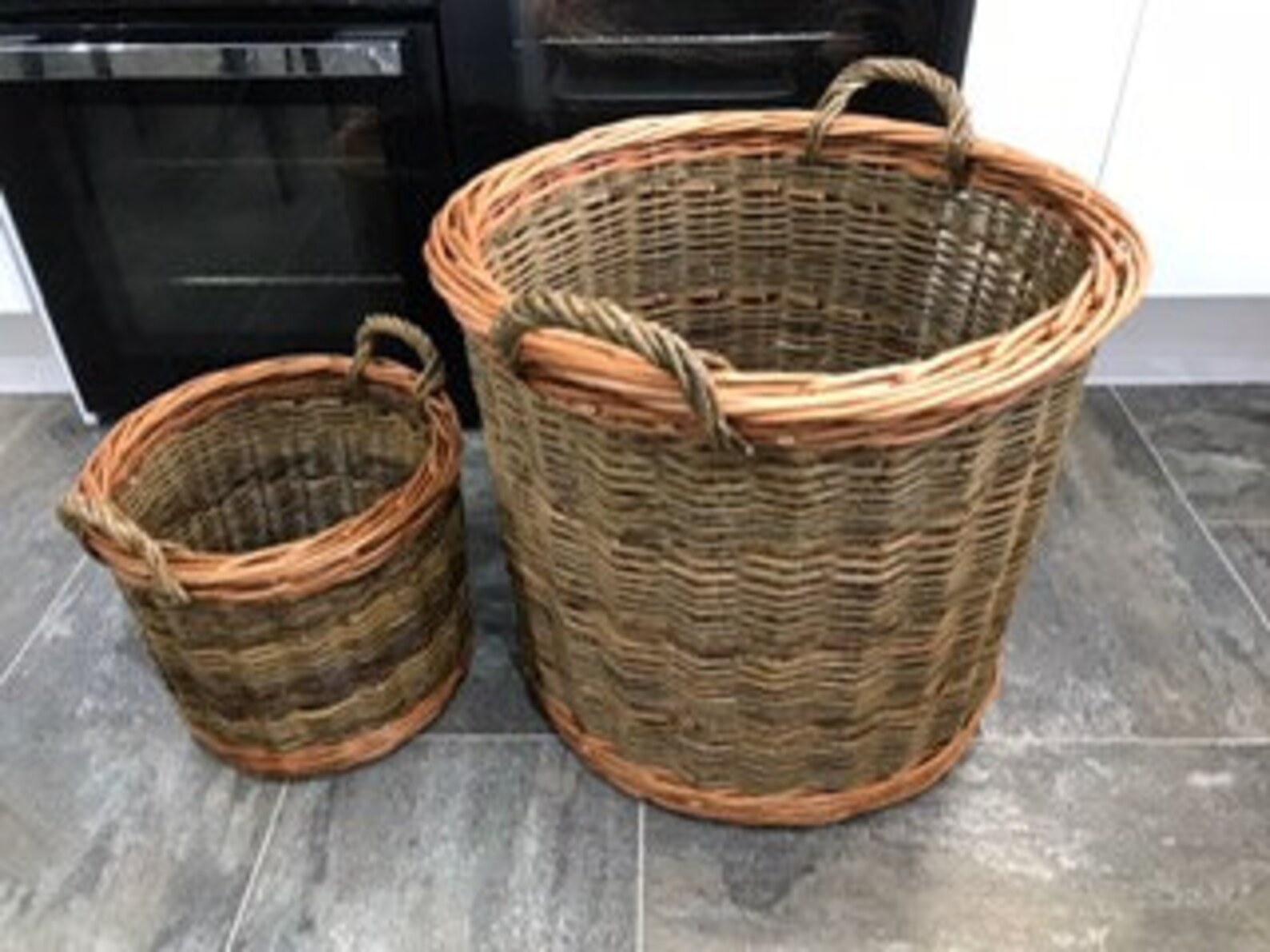 Extra Large Straight Sided Log Basket - Etsy UK
