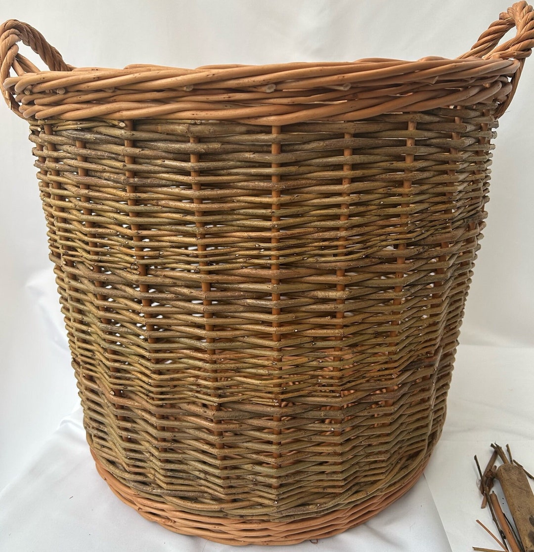 Extra Large Straight Sided Log Basket - Etsy UK