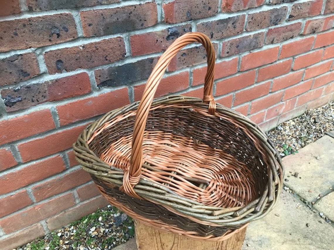 Oval Forage Basket - Etsy UK