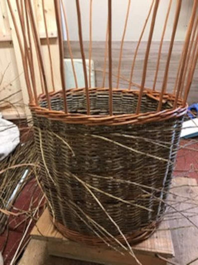 Extra Large Straight Sided Log Basket - Etsy UK
