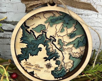 Third Lake/druce Lake Illinois Svg File for Lasers, Lake Map Svg ...