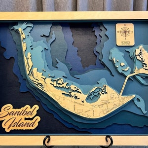 Sanibel Island Map Svg, Laser Map File Svg, Bathymetric Map Svg ...