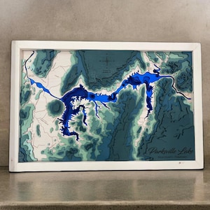 Customized Map Svg, Layered Map Svg, 3d Map, Glowforge File, Laser Cut ...