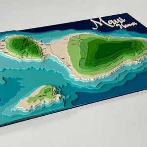 Maui Map Svg File for Lasers, Topographic Map, Lake Map Svg, Glowforge ...