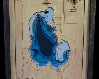 O'ahu Map Svg File for Lasers, Topographic Map, Lake Map Svg, Glowforge ...