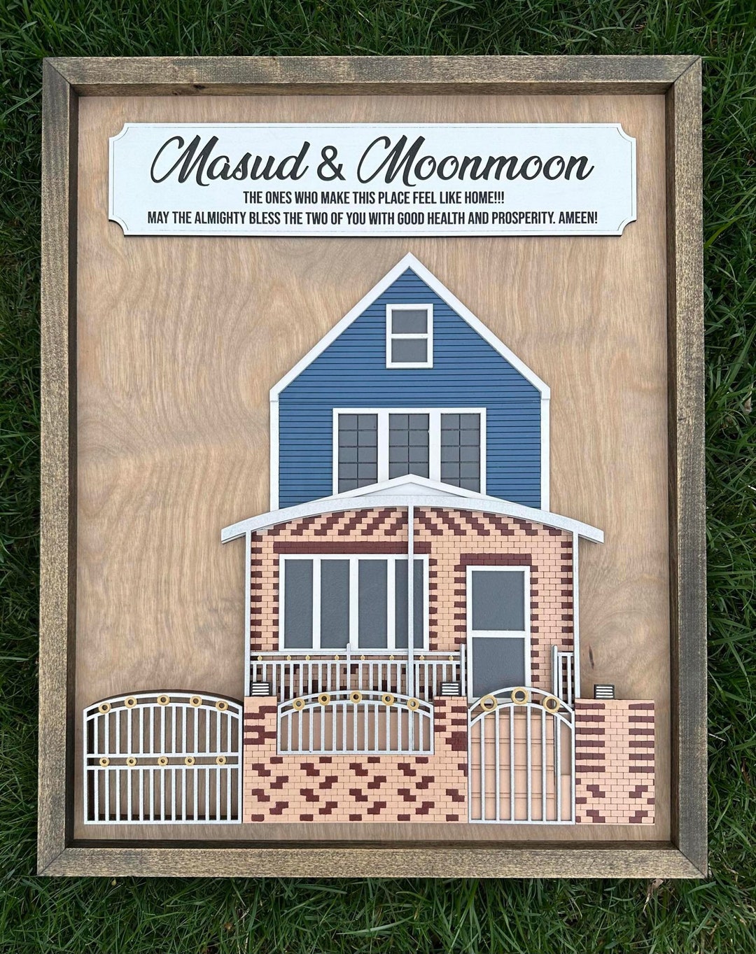 Customized House Svg, Multilayer House Design, Newly Weds Gift, New ...