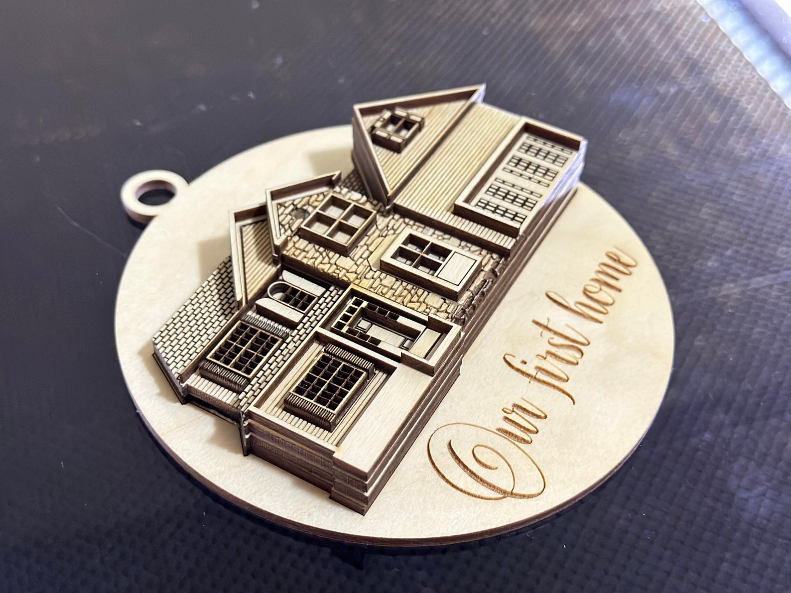 Custom House Ornament SVG: Multilayer Laser Cut File (digital Download ...