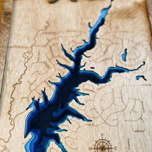 Heritage Lake Indiana Map SVG: Laser Cut File, Glowforge Ready (digital ...